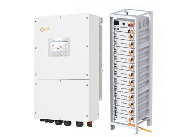 Solis 50kW 3-Phase Hybrid Inverter & Eenovance 61.44kWh Battery Bundle ...