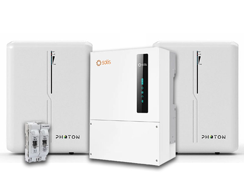 Solis 8kW Hybrid Inverter + 2 × Photon 5.12kWh Battery Bundle - JC ...